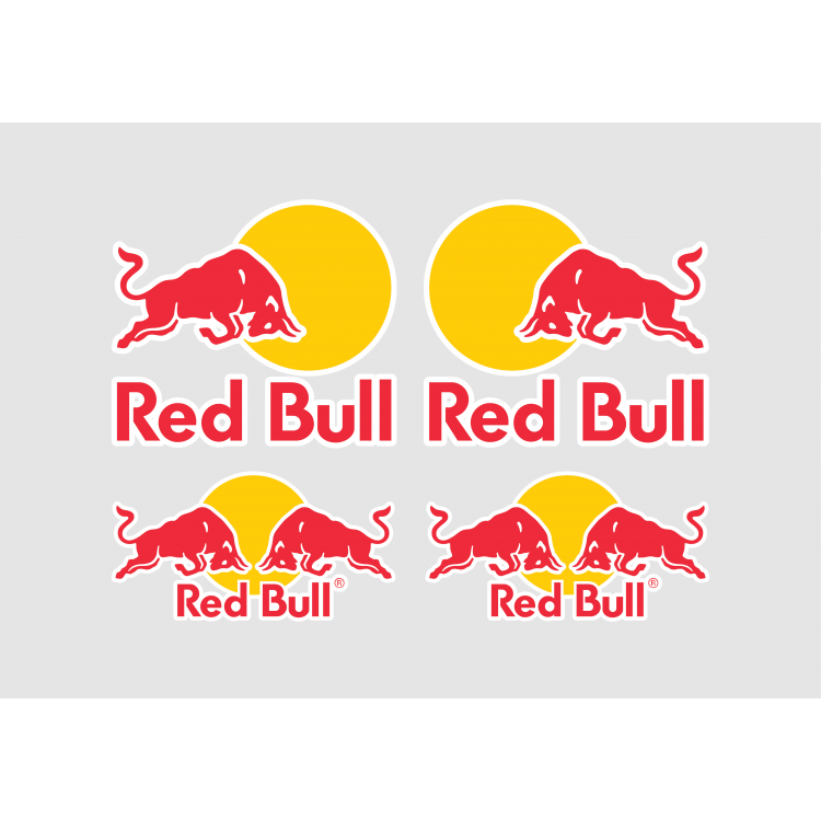 Red Bull Stickers Vinyl