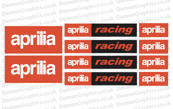 Bike Decal (Pair of) Aprilia 15 [Bike Decal (Pair of) Aprilia 15] - £4. ...