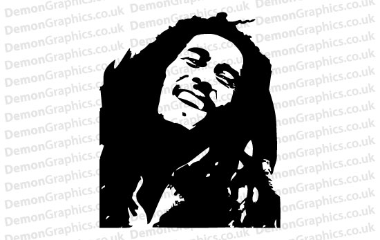 Bob Marley Sticker [Bob Marley Sticker] - £2.99 : Car Graphics by Demon ...