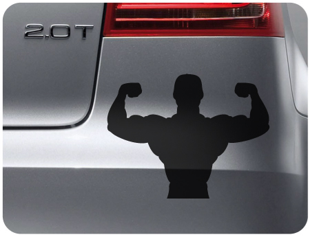 Body Builder Sticker [Body Builder Sticker] - £2.99 : Car Graphics by ...