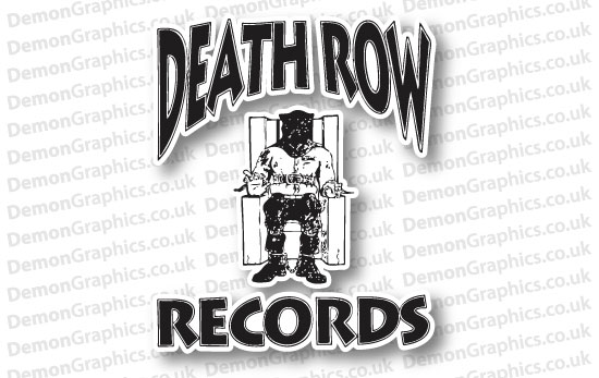 Death Row Records Sticker [Death Row Records Sticker] - £3.99 : Car ...