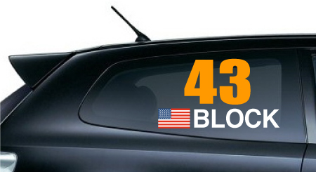 Block 43 Rally Name Tag [Block 43 Rally Name Tag] - £14.99 : Car ...