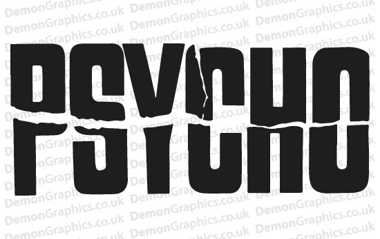 Hitchcock's Psycho Sticker [Hitchcock's Psycho Sticker] - £2.99 : Car ...