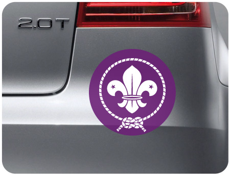 Scouts Badge Sticker [Scouts Badge Sticker] - £3.99 : Car Graphics by ...