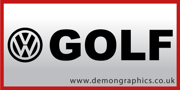 VW golf [VW golf] - £1.99 : Car Graphics by Demon Graphics, Makers of ...