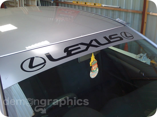 Sunstrip 110 : Lexus [Sunstrip 110 : Lexus] - £14.99 : Car Graphics by ...
