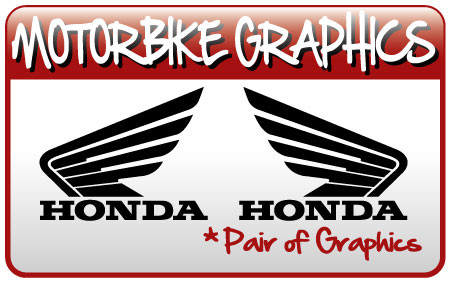 Bike Decal (Pair of) Honda 2