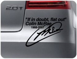 Colin McRae If in doubt flat out (pair) [Colin McRae If in doubt flat ...