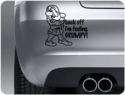 Grumpy Sticker [Grumpy Sticker] - £2.99 : Car Graphics by Demon ...