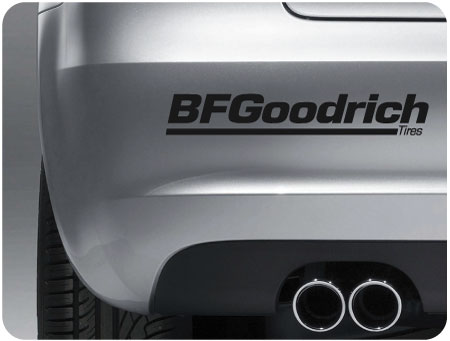 bfgoodrich sticker (pair) [bfgoodrich sticker (pair)] - £3.99 : Car ...