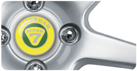 Wheel Centre Badges - Caterham (set of 4) [Wheel Centre Badges ...