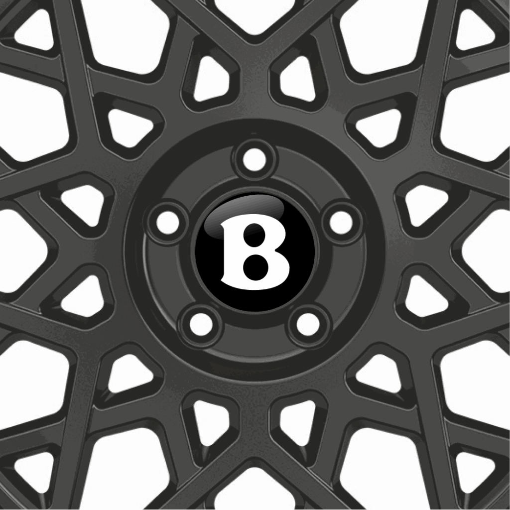 Bentley Gel Domed Wheel Badges (Set of 4) - Demon Graphics