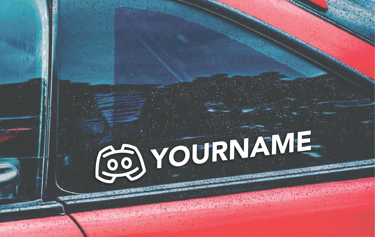 Discord Personalised Sticker (Pair) - Demon Graphics