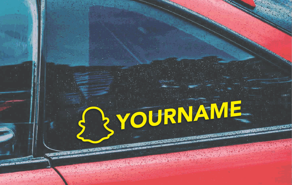 Snapchat Personalised Sticker (Pair) - Demon Graphics