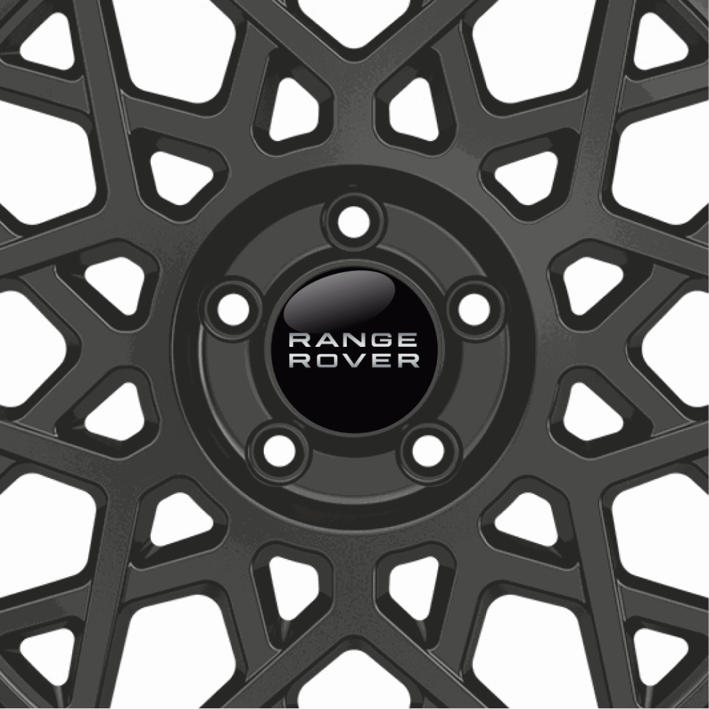 Range Rover Gel Domed Wheel Badges (Set of 4) - Demon Graphics