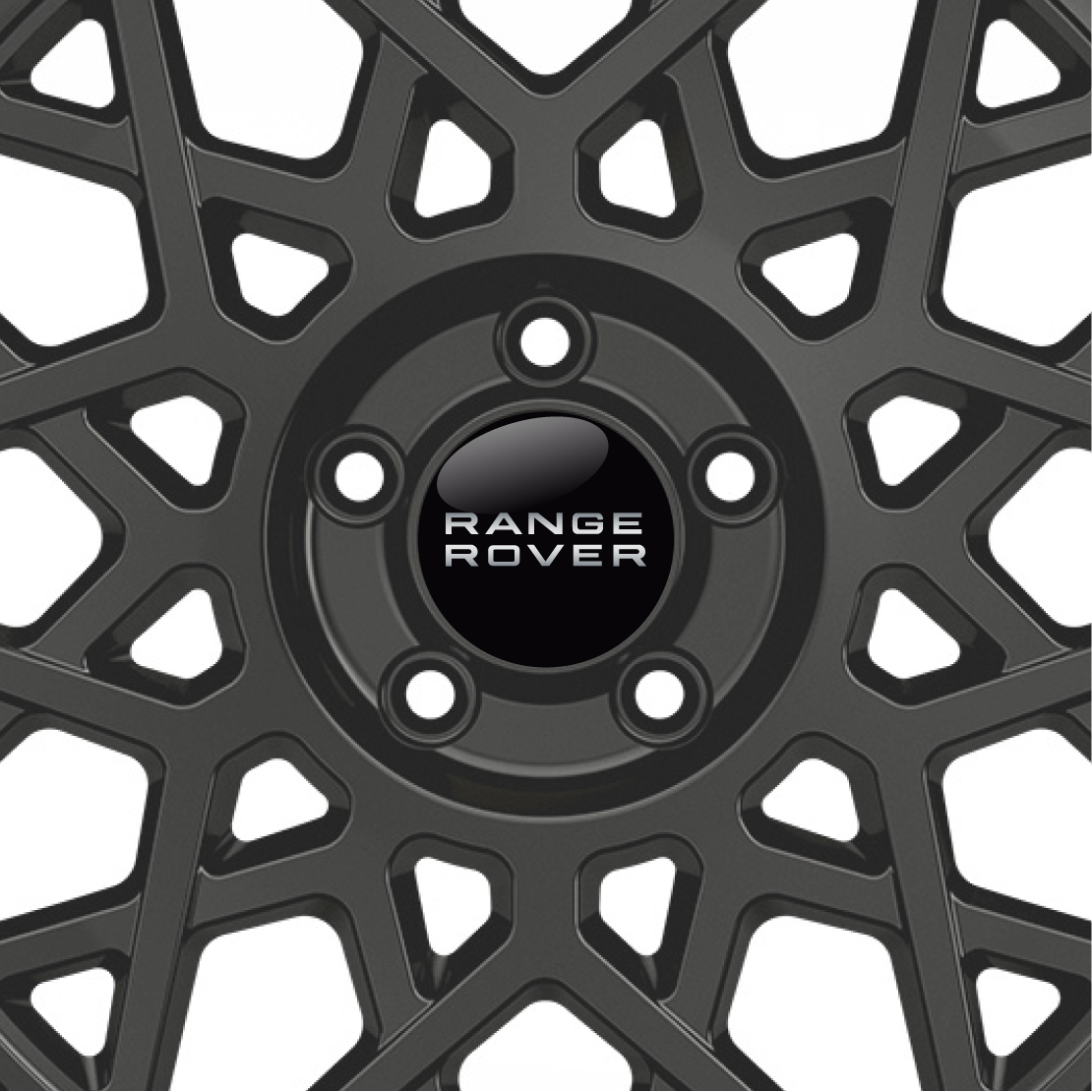 Range Rover Gel Domed Wheel Badges (Set of 4) - Demon Graphics