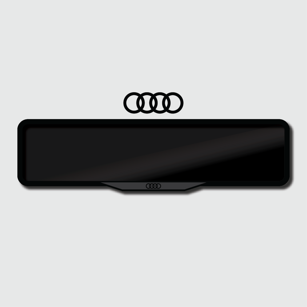 Audi Number Plate Surround - Demon Graphics