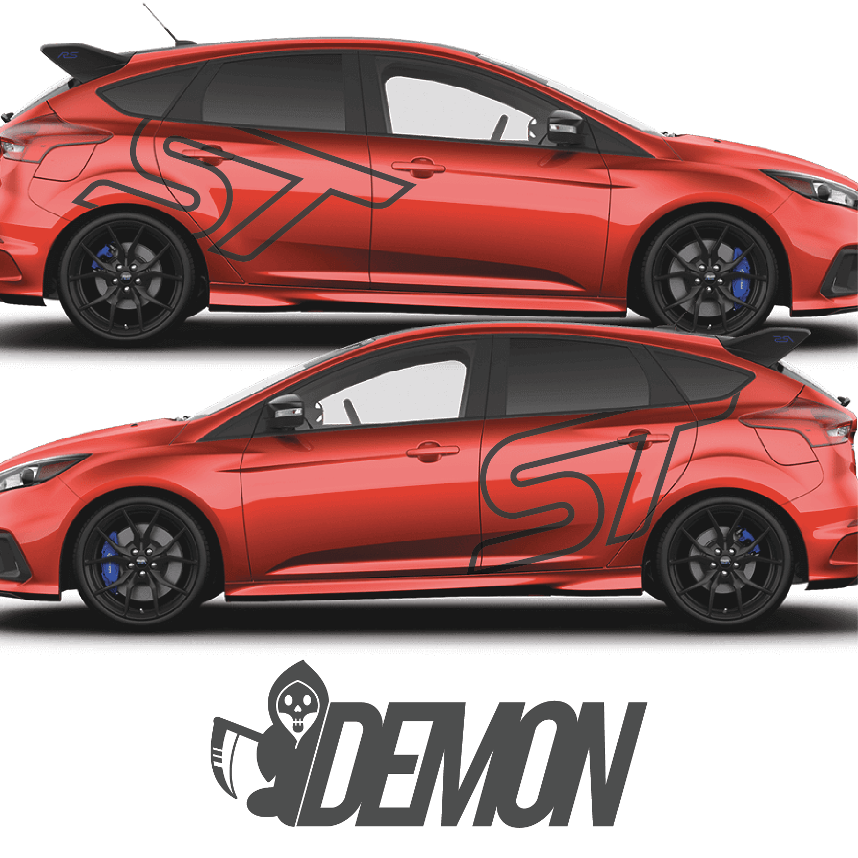 Ford ST Side Badges #1 - Demon Graphics