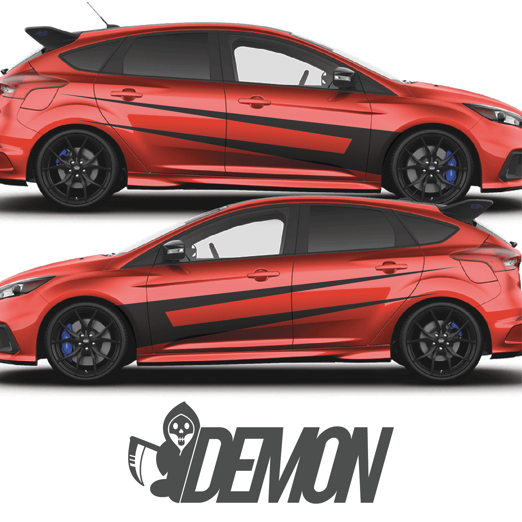 Ford Side Graphics #3 - Demon Graphics
