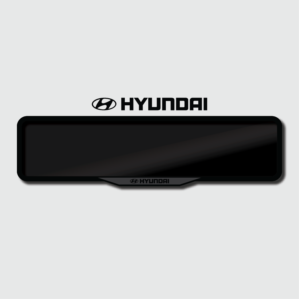 Hyundai Number Plate Holder - Demon Graphics