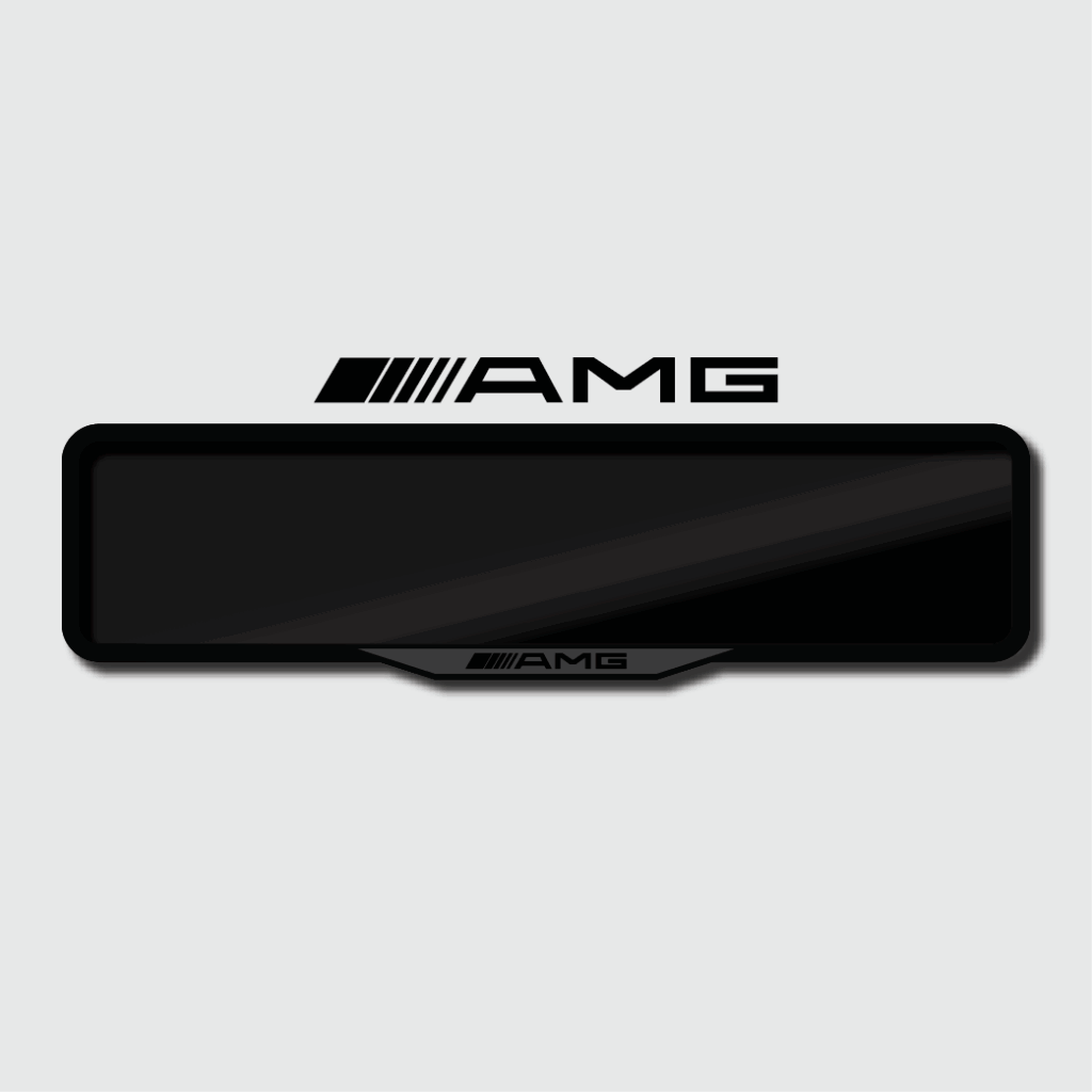 Mercedes AMG Number Plate Holder - Demon Graphics