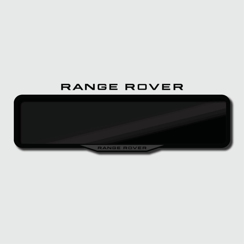 Range Rover Number Plate Holder - Demon Graphics