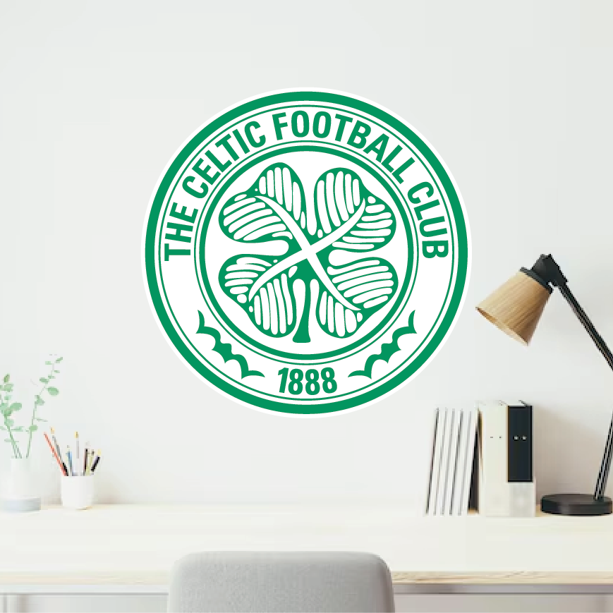 Celtic Football Club Badge Wall Sticker - Demon Graphics