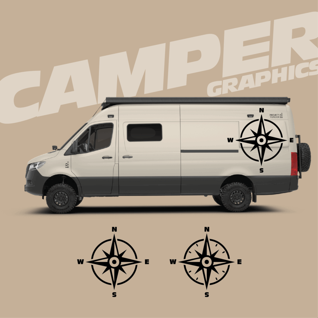 Compass Campervan Graphics - Demon Graphics