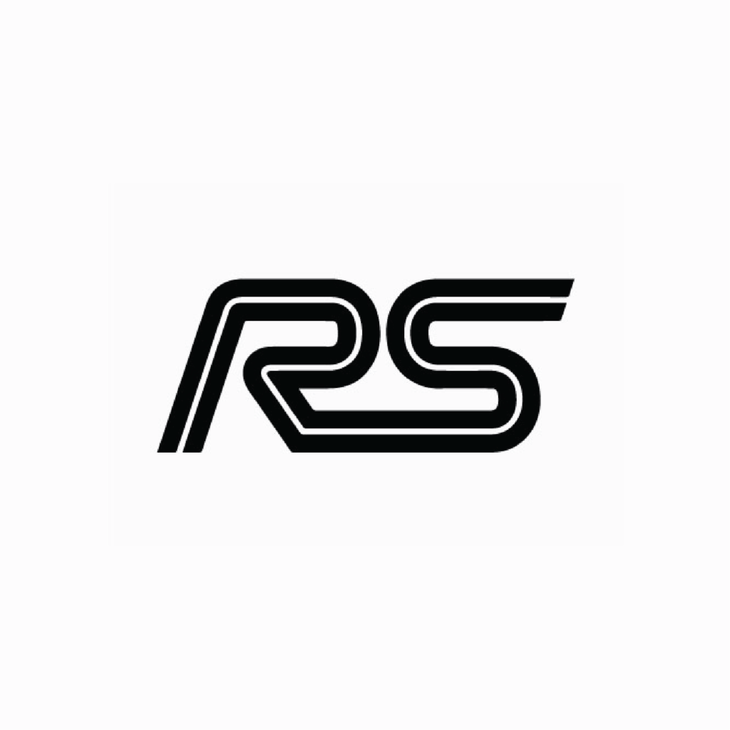 Ford RS Badge Vinyl Decal (Pair) - Demon Graphics