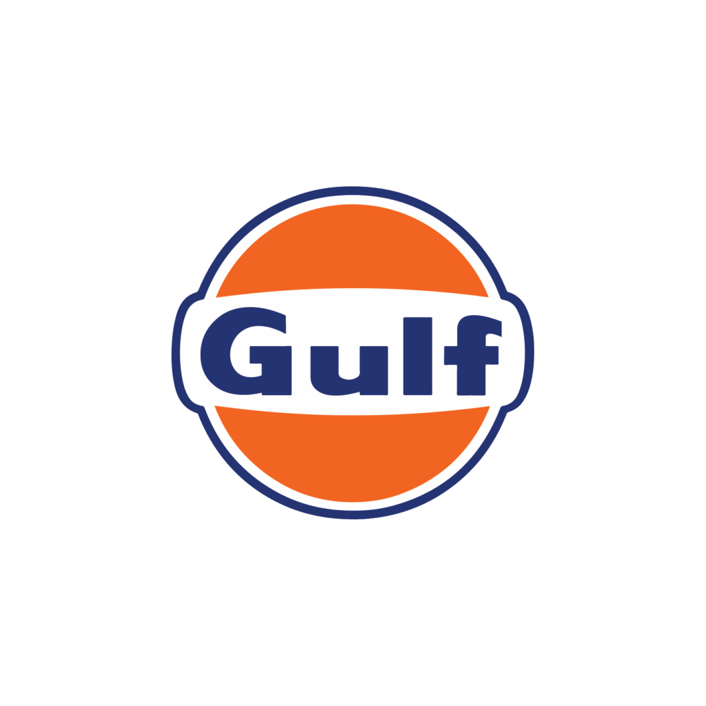 Gulf Oil Vinyl Decal (Pair) - Demon Graphics