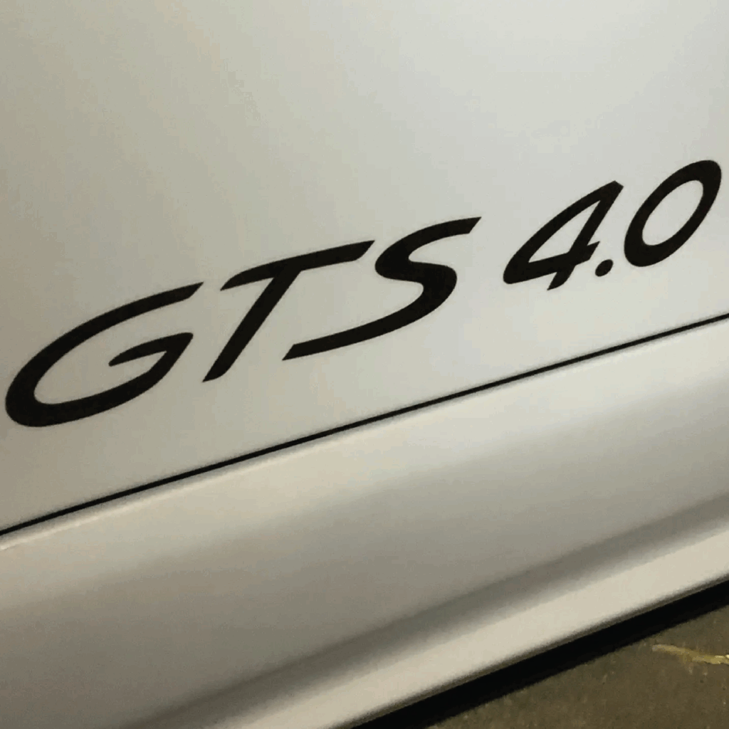 Porsche 718 Cayman GTS 4.0 Door Decals (Pair) - Demon Graphics