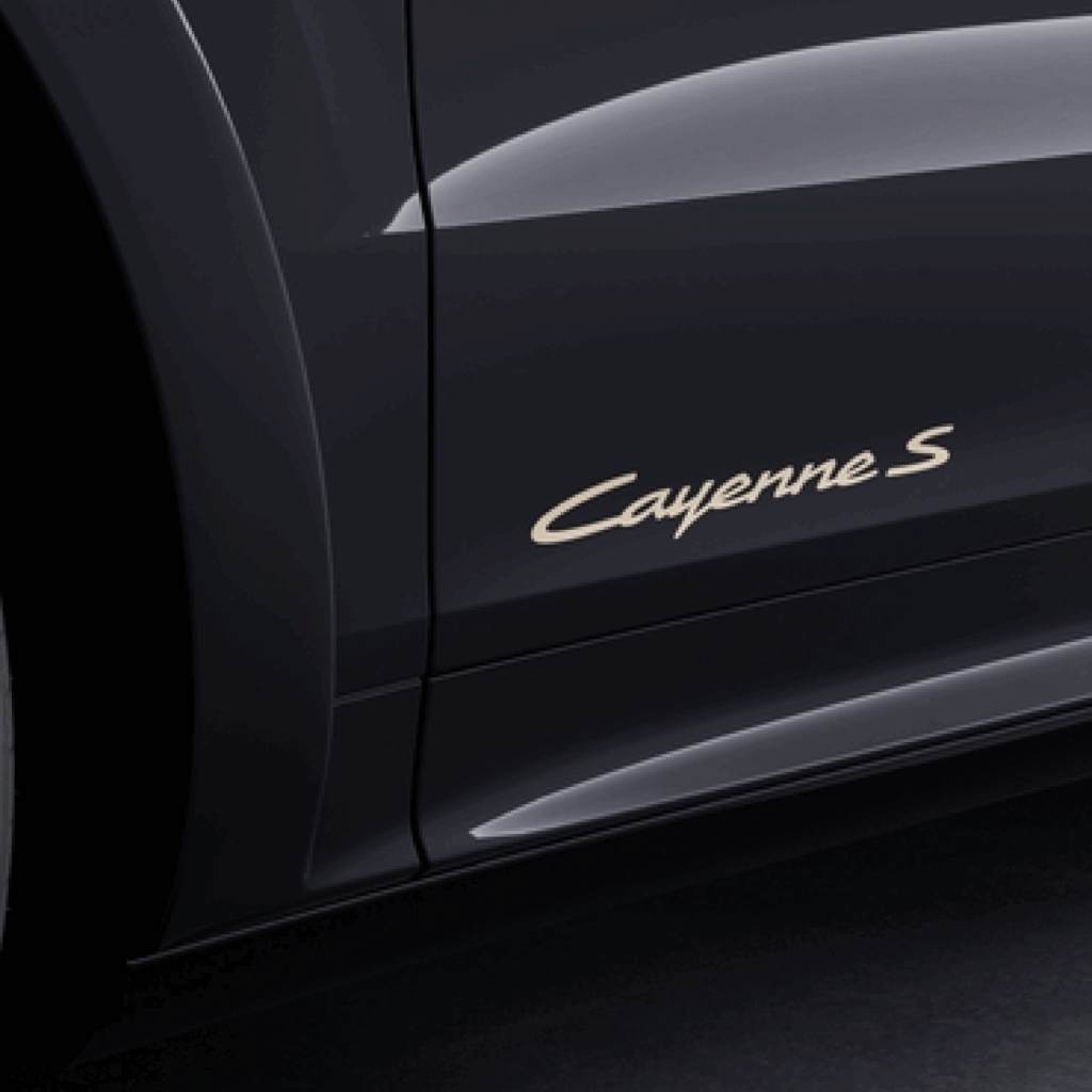 Porsche Cayenne S Door Decals (Pair) - Demon Graphics