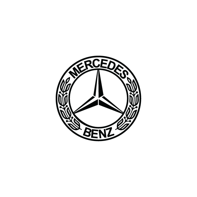 Mercedes-Benz Heritage Badge Vinyl Decal (Pair) - Demon Graphics