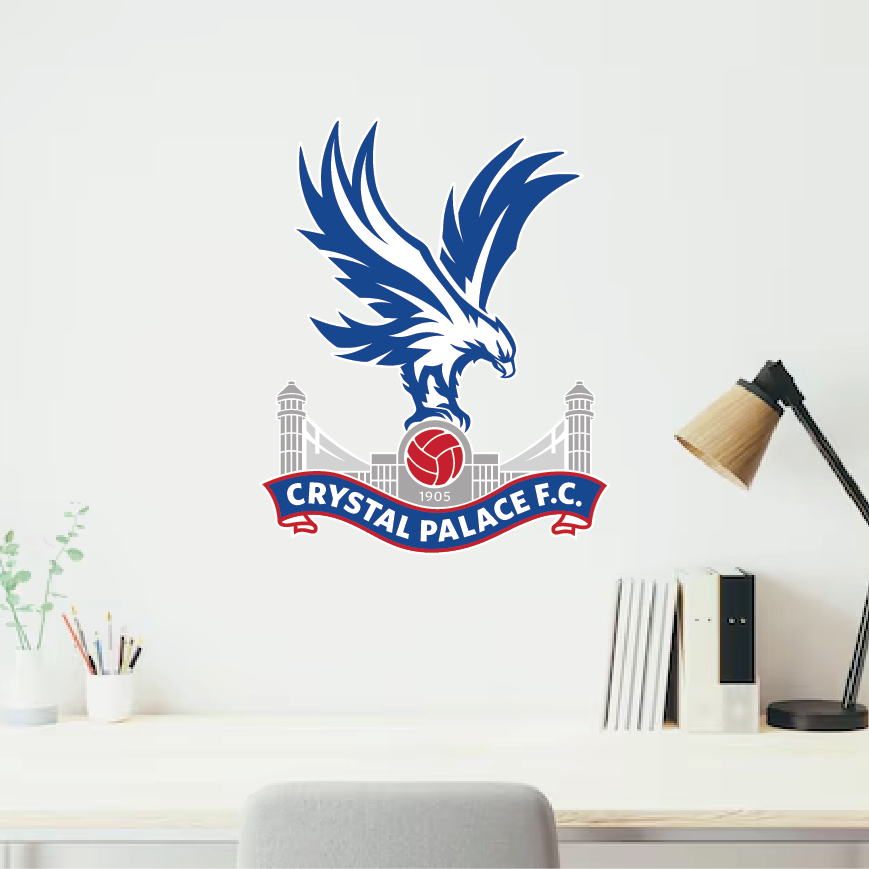 Crystal Palace Football Club Badge Wall Sticker - Demon Graphics