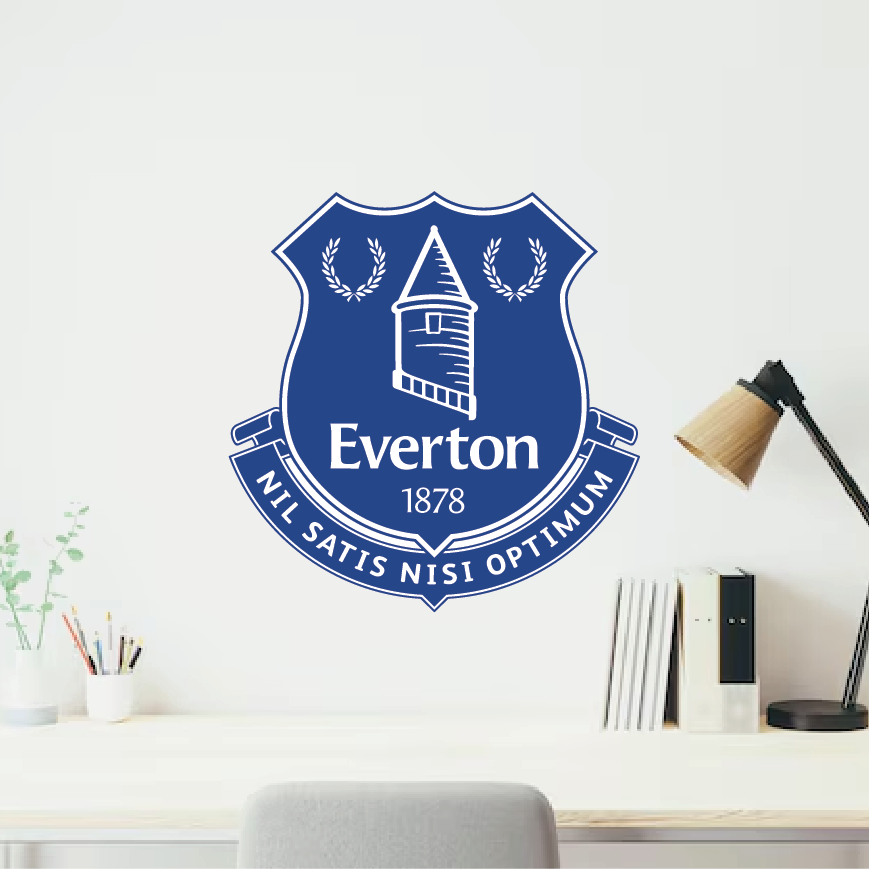 Everton Football Club Badge Wall Sticker - Demon Graphics