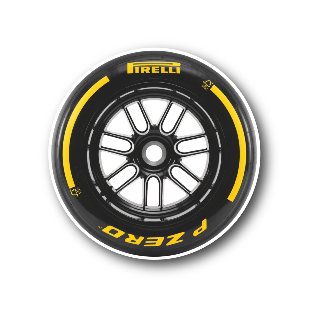 Pirelli P Zero F1 Wheel Vinyl Decal (Pair) - Demon Graphics