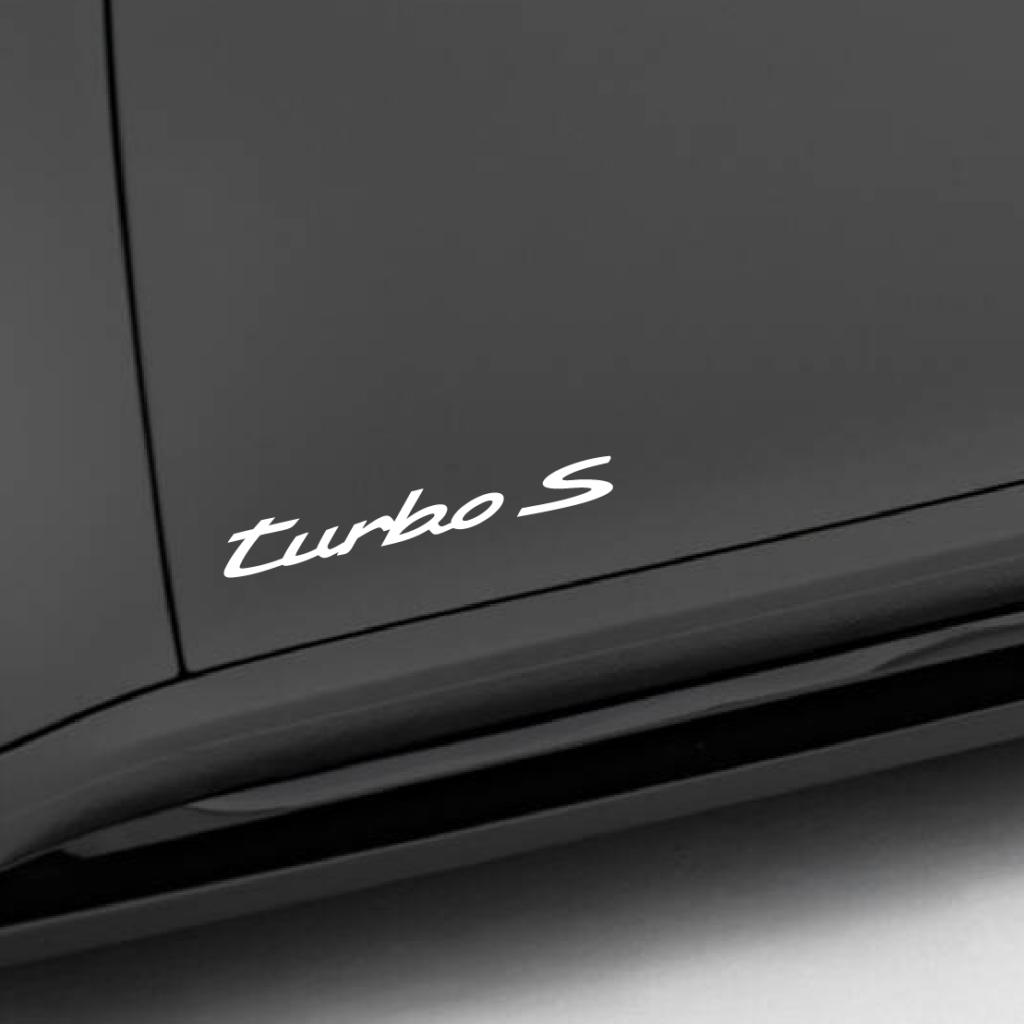 Porsche 911 (992) Turbo S Door Decals (Pair) #2 - Demon Graphics
