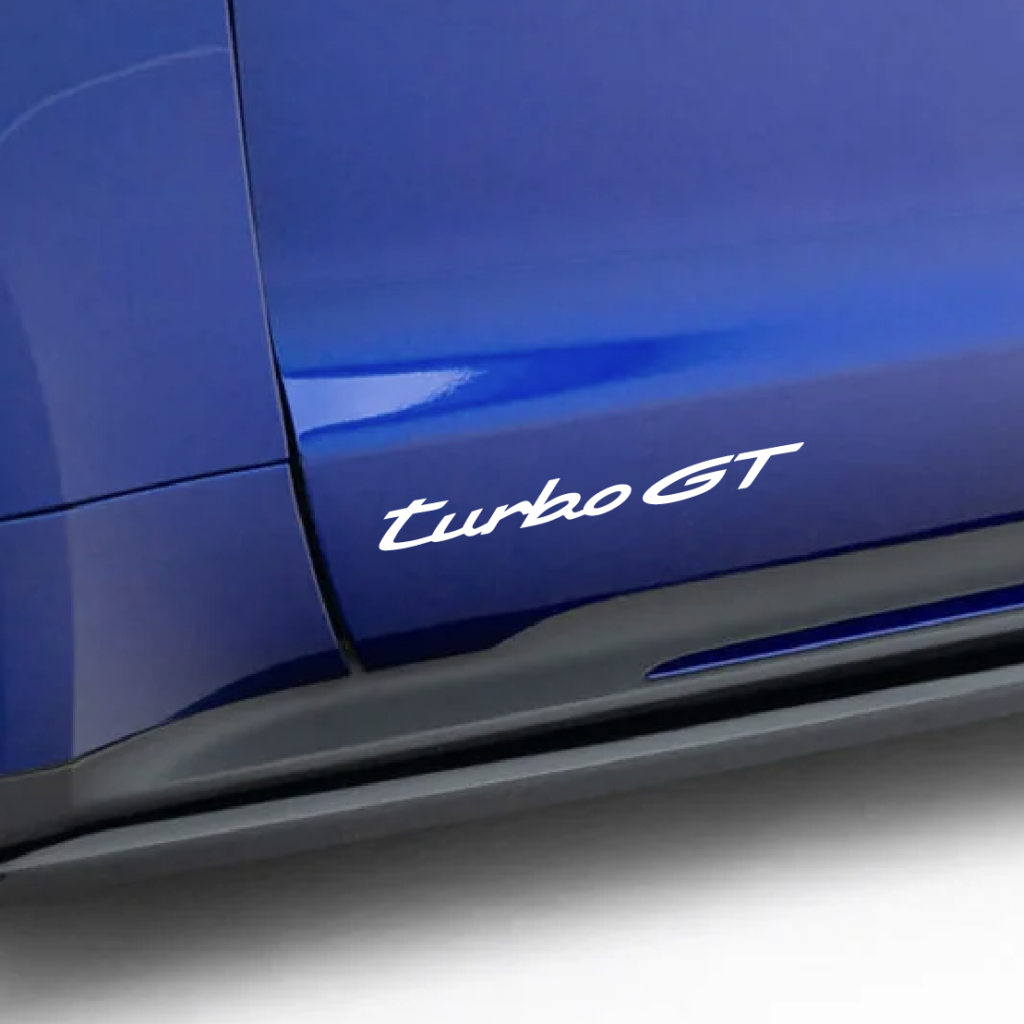 Porsche Taycan GT Door Decals (Pair) - Demon Graphics