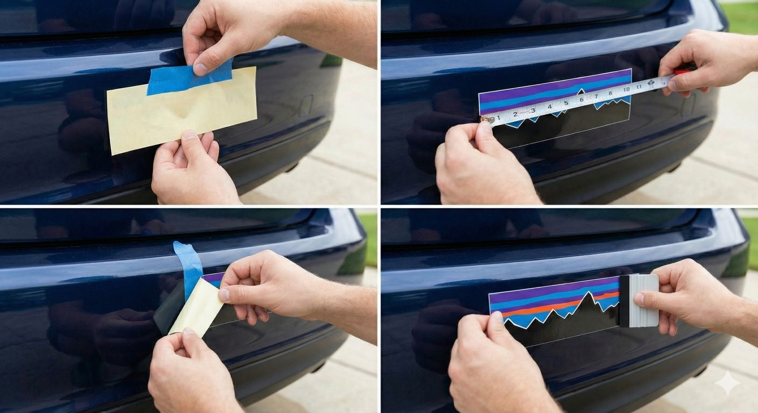 How to Apply a Bumper Sticker